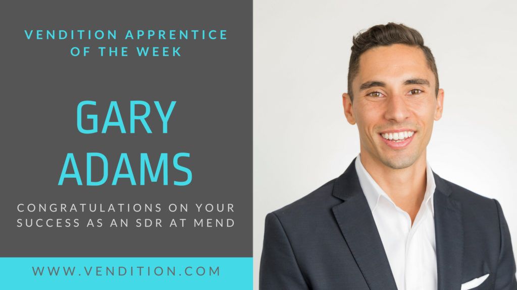 Apprentice of the Week: Gary Adams | Vendition