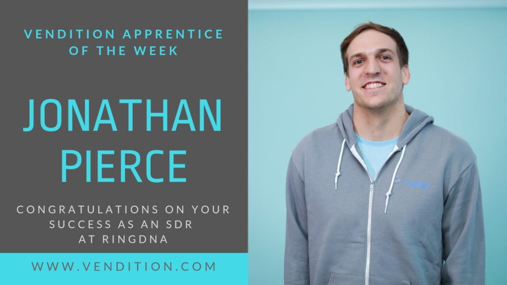 Apprentice of the Week: Jonathan Pierce | Vendition