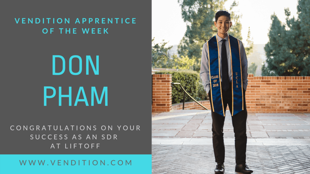 Apprentice of the Week: Don Pham | Vendition